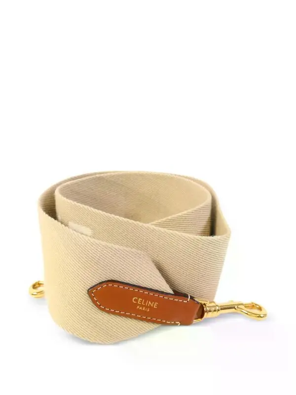 Celine Logo Print Bag Strap