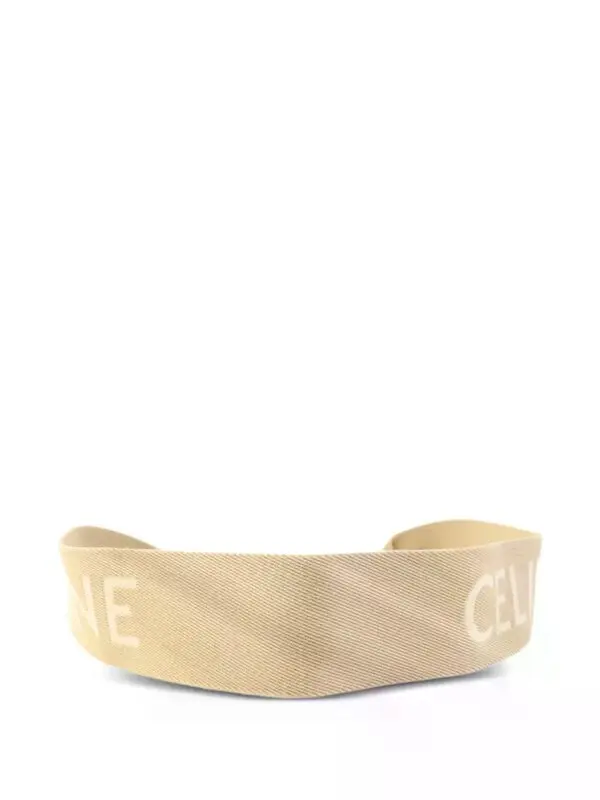 Celine Logo Print Bag Strap