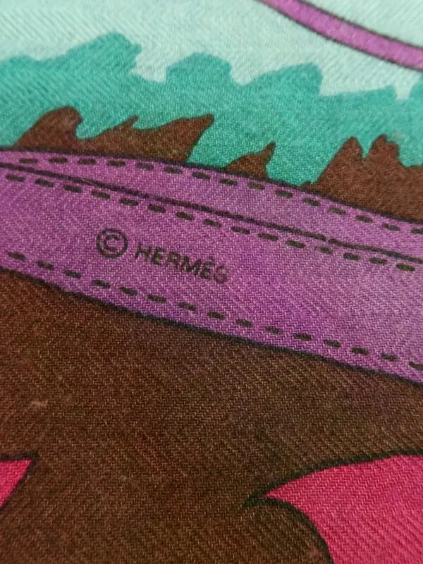 Hermès Graphic-print Scarf - Red
