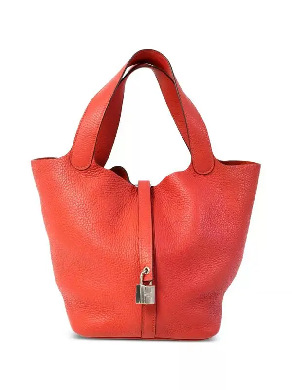 Hermès Picotin Clemence Tote Bag - Red