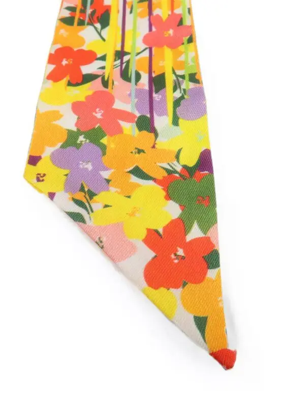 ANTEPRIMA Polka-dot Floral-print Scarf