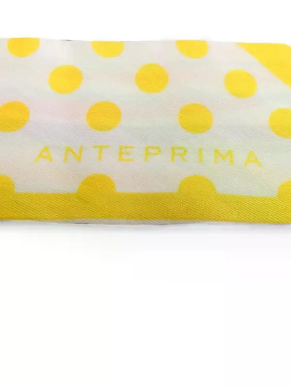 ANTEPRIMA Polka-dot Floral-print Scarf