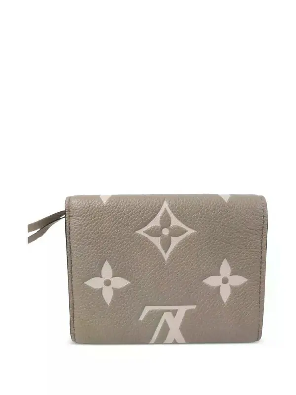 LOUIS VUITTON Victorine Monogram Empreinte Wallet - Brown