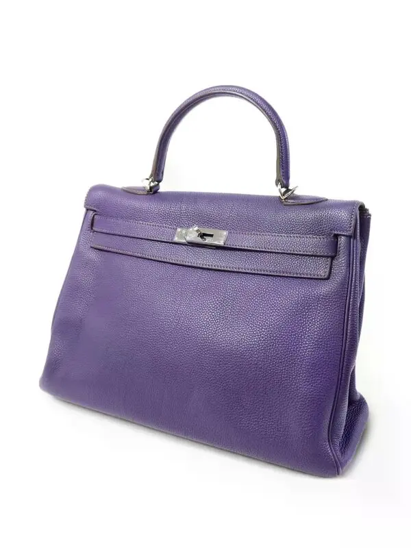 Hermès 35 Kelly Tote Bag - Purple
