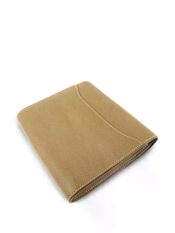 Hermès Constance Compact Leather Wallet - Neutrals