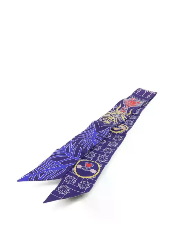 Hermès Twilly Scarf - Blue