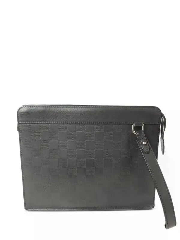 LOUIS VUITTON Damier Infini Stand Pouch Clutch Bag