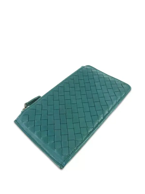 Bottega Veneta Intrecciato-leather Long Wallet