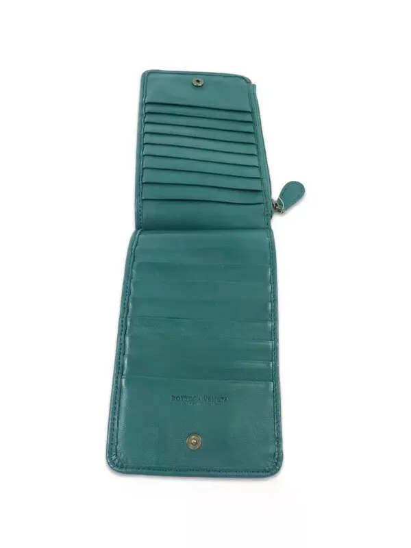 Bottega Veneta Intrecciato-leather Long Wallet