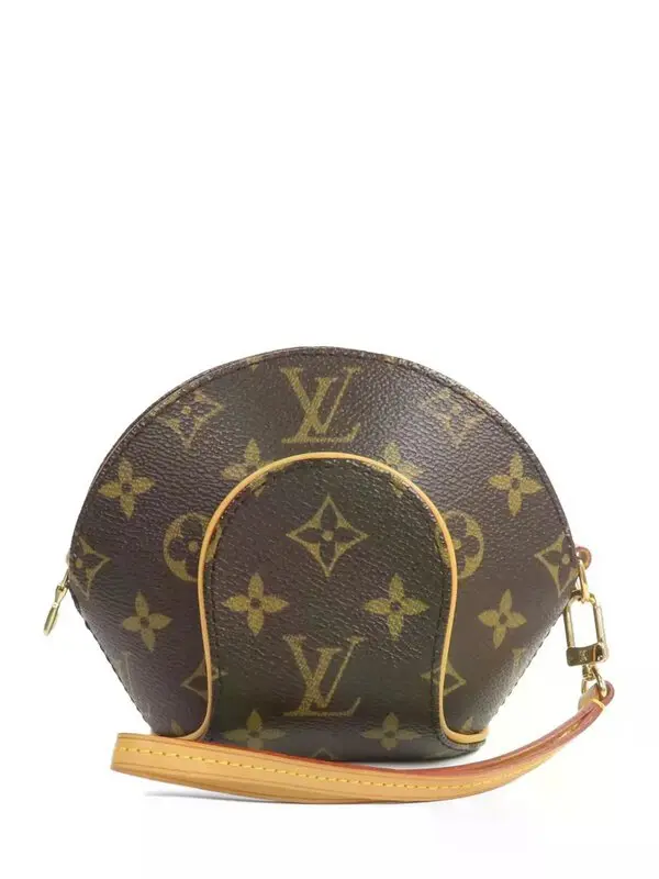 LOUIS VUITTON Mini Ellipse Monogram Pouch Wristlet