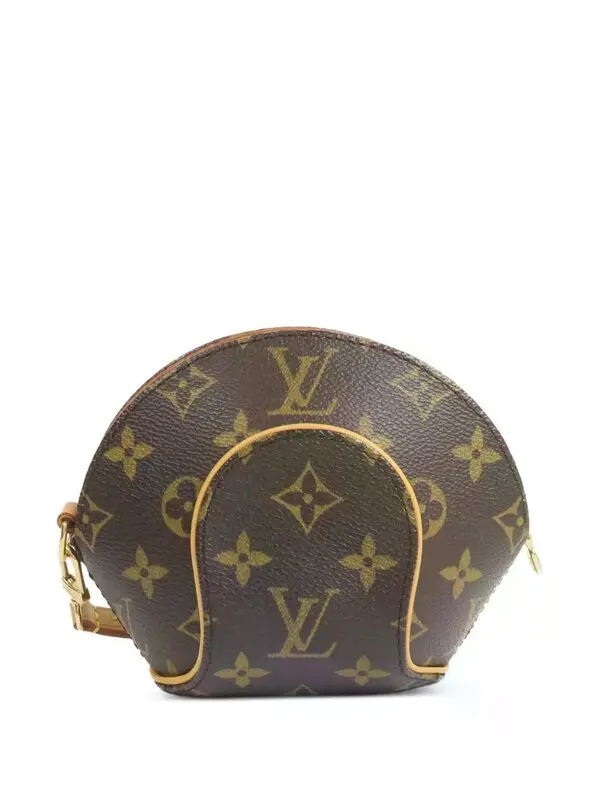 LOUIS VUITTON Mini Ellipse Monogram Pouch Wristlet