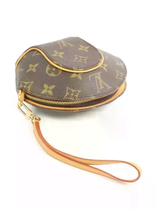 LOUIS VUITTON Mini Ellipse Monogram Pouch Wristlet