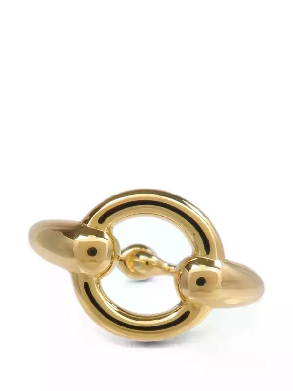 Hermès Interlocking Scarf Ring - Gold