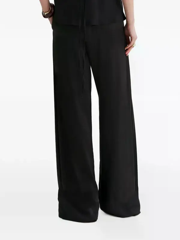 FRAMBOISE Dillan Silk Wide Leg Trousers