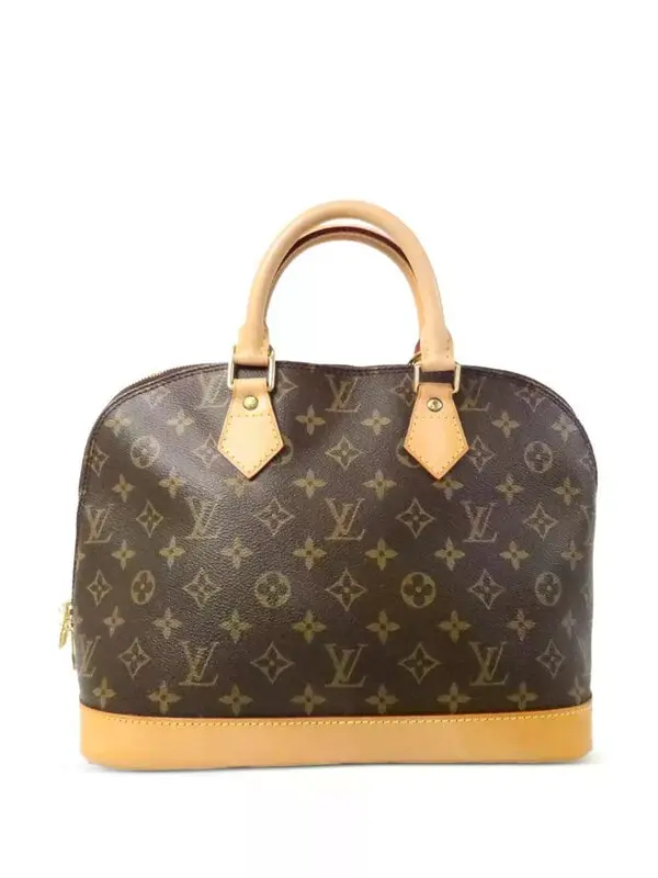 LOUIS VUITTON Alma Monogram Tote Bag - Brown