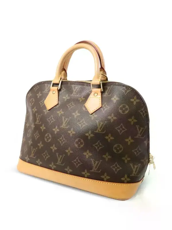 LOUIS VUITTON Alma Monogram Tote Bag - Brown