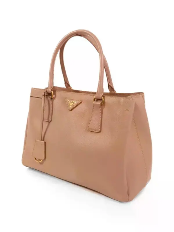 Prada Galleria Leather Shoulder Bag - Neutrals