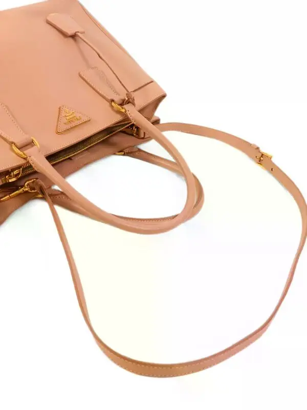 Prada Galleria Leather Shoulder Bag - Neutrals