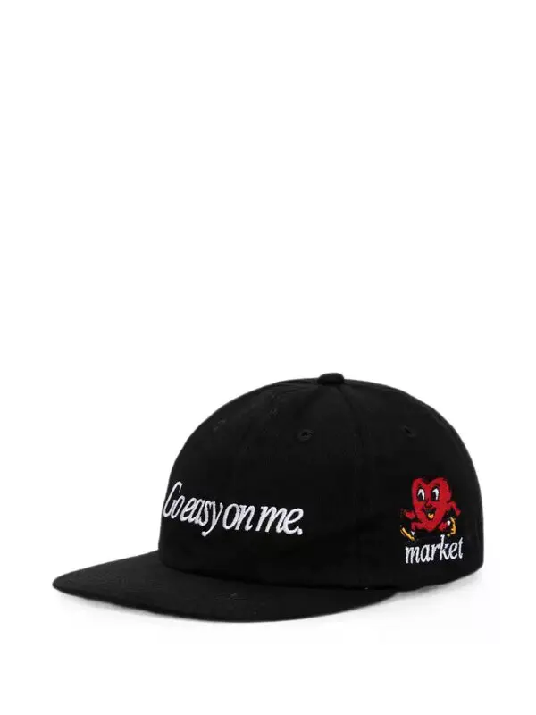 MARKET Embroidered Baseball Cap - Black