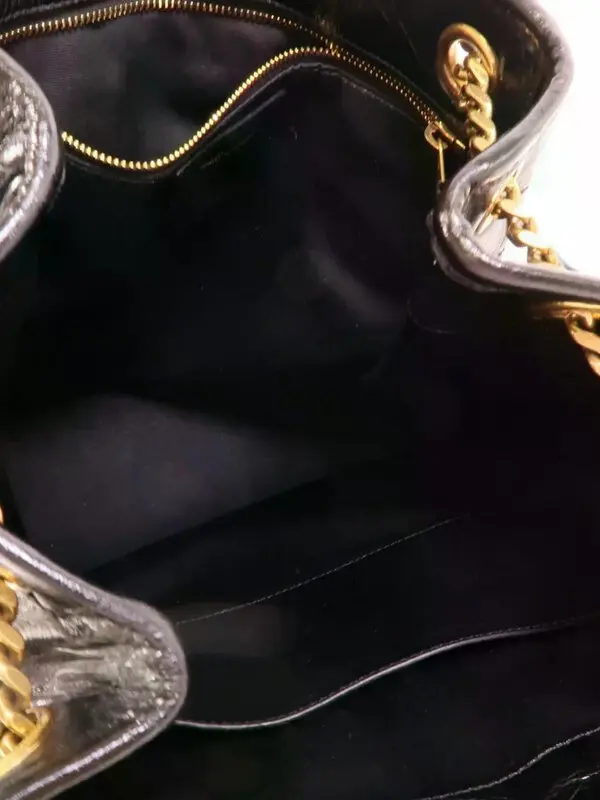 Saint Laurent Small Niki Leather Bucket Bag