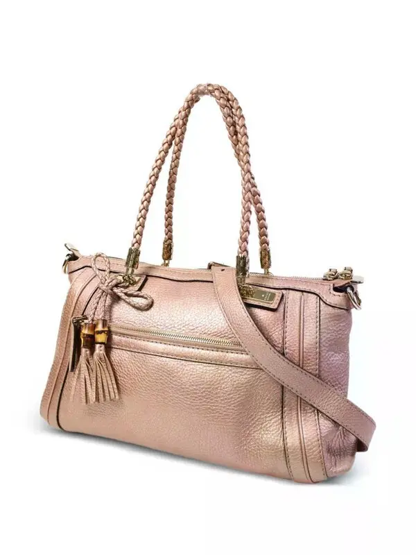 Gucci Metallic Pebbled Tote Bag