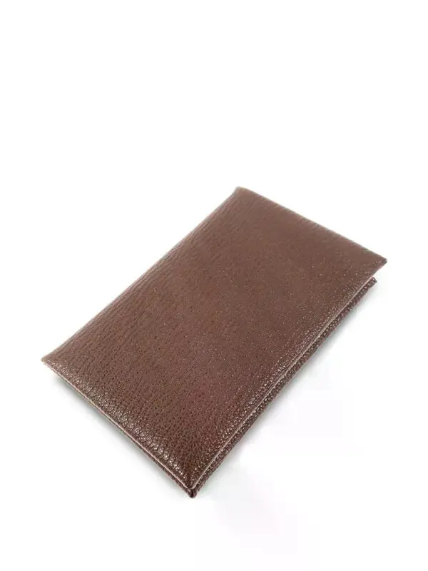 Hermès Calvi Leather Cardholder - Brown