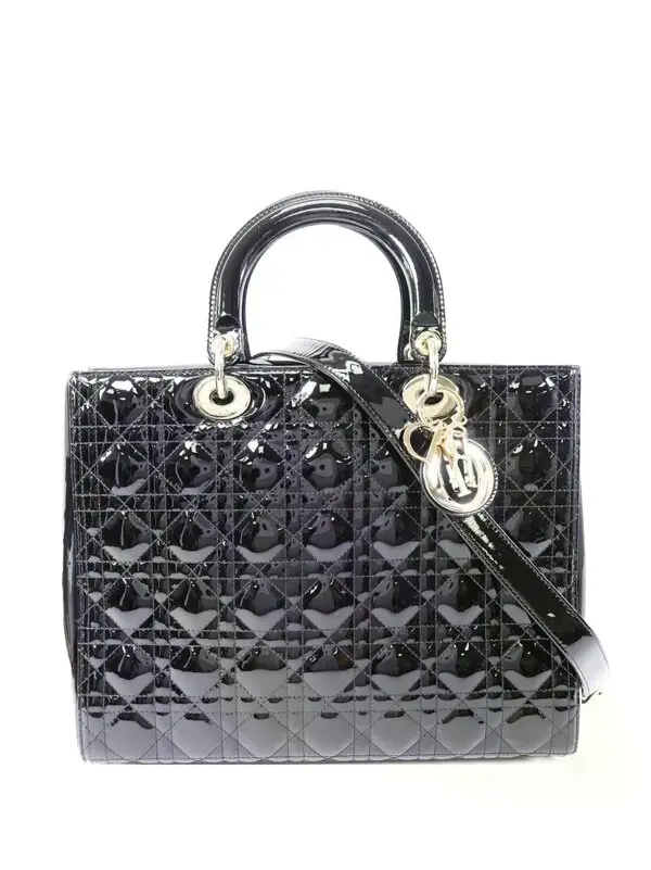Dior Lady Tote Bag - Black