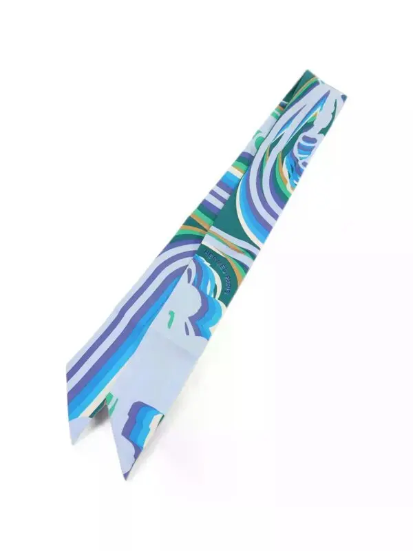 Hermès Twilly Scarf - Blue