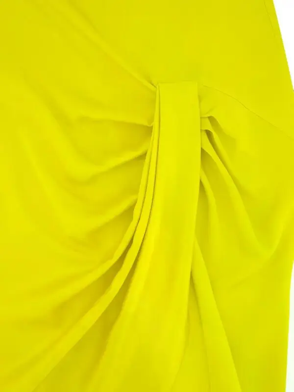 Stella McCartney Draped Midi Skirt - Yellow