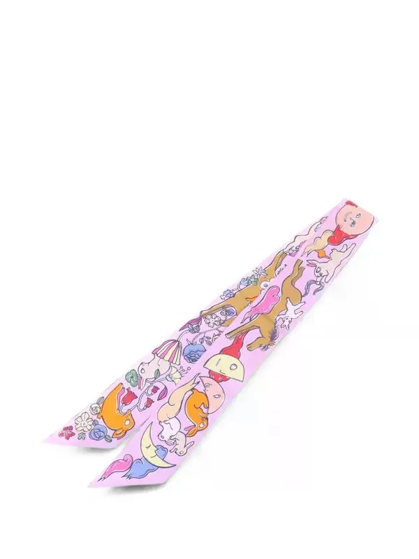 Hermès Silk Scarf - Pink