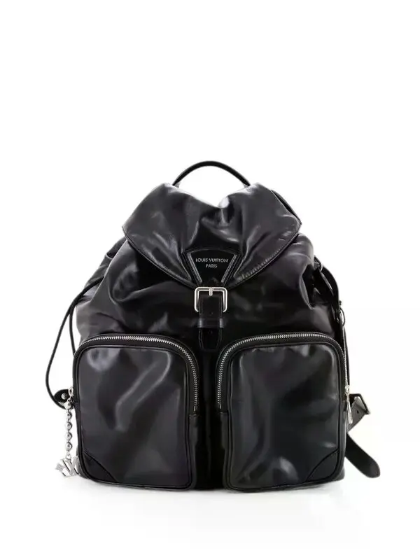 LOUIS VUITTON Montsouris Cargo Leather Backpack