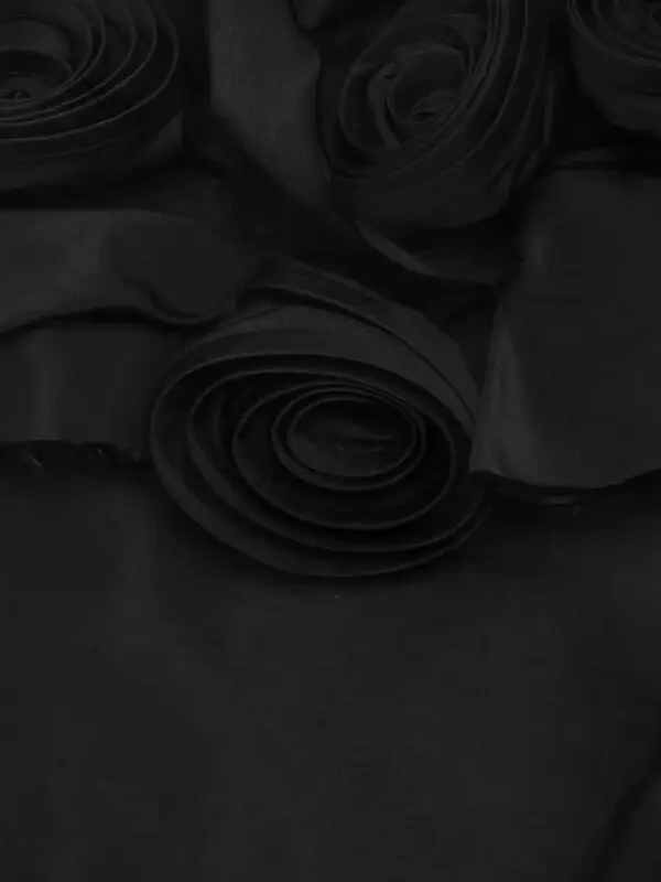 Oscar De La Renta Off-the-shoulder Floral Appliqué Gown