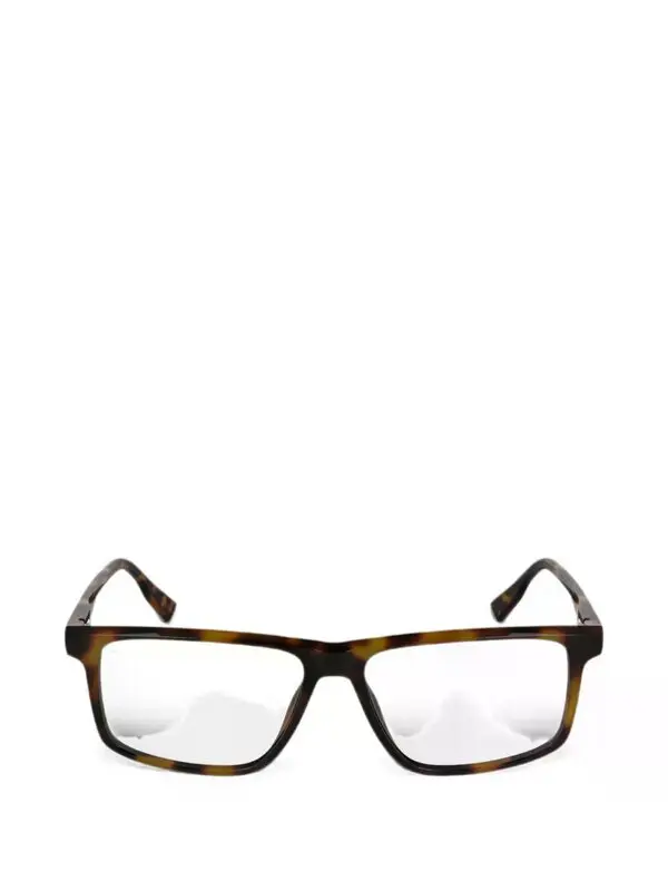 Lacoste Rectangle Frame Eyeglasses - Brown