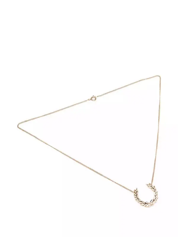 Fred Perry Laurel Wreath Pendant Necklace - Gold