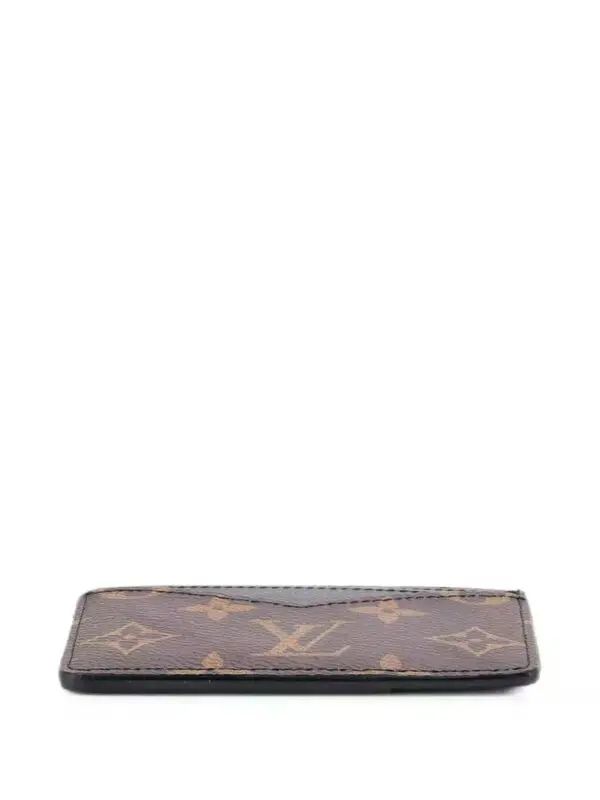 LOUIS VUITTON Neo Macassar Monogram Canvas Card Holder - Black
