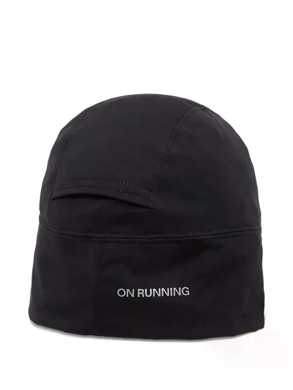 On Core Beanie With Logo - Black