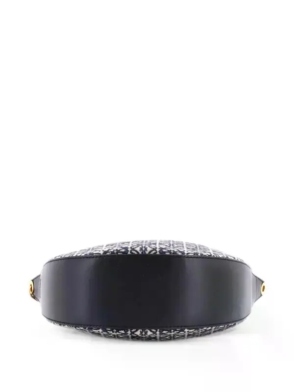 Loewe Luna Anagram Jacquard Hobo Bag - Blue