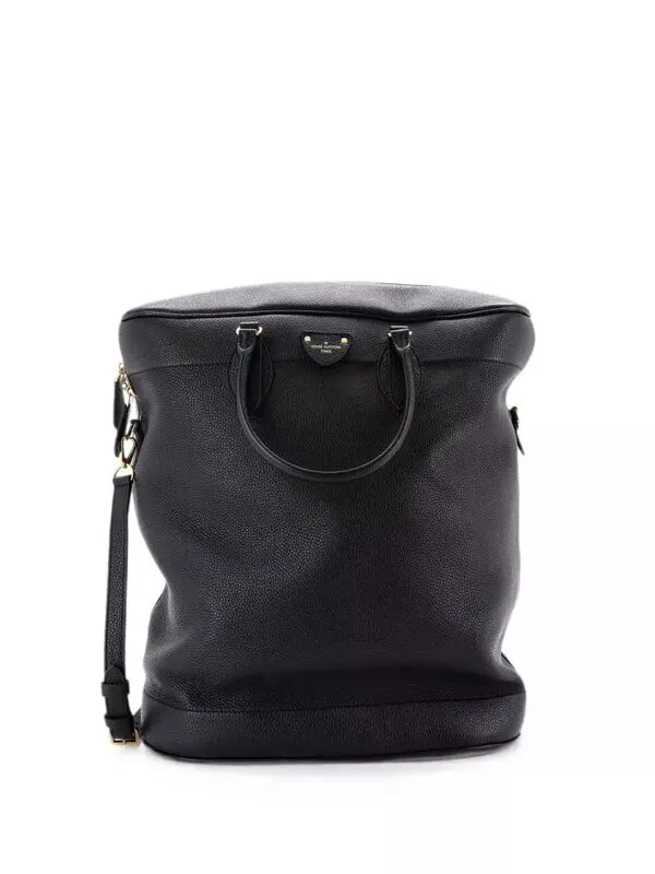 LOUIS VUITTON Taurillon Leather Gm Satchel - Black