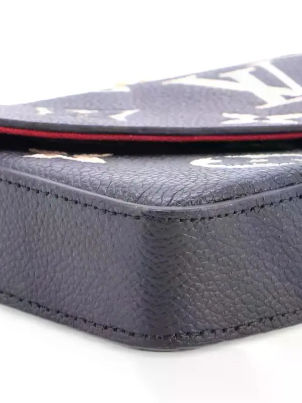 LOUIS VUITTON Felicie Pochette Bicolor Monogram Empreinte Giant Crossbody Bag