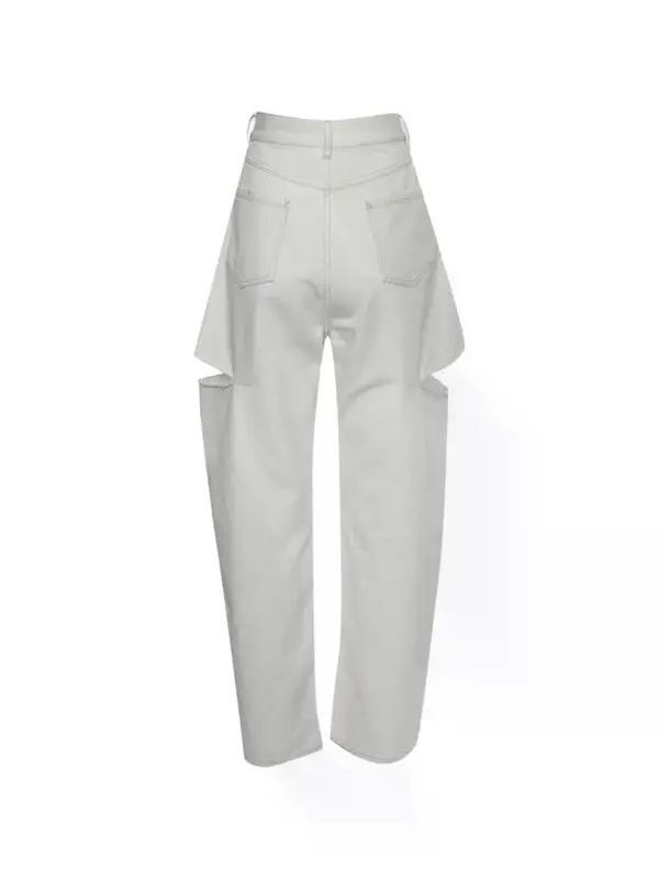 MAISON MARGIELA 2022 Slashed-side Loose-fit Jeans