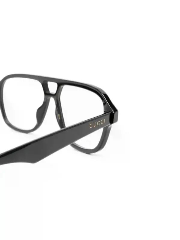 Gucci Aviator Eyeglasses - Black