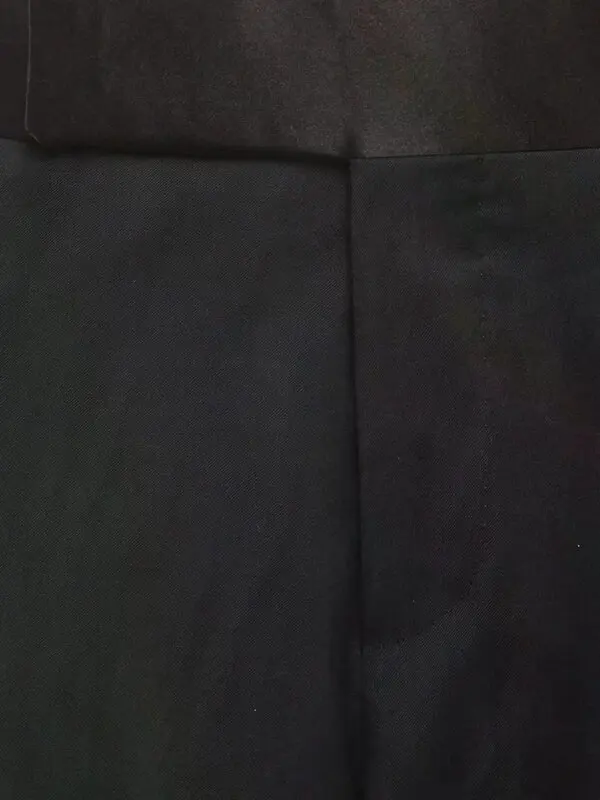 Prada Gabardine Trousers With Satin Waistband
