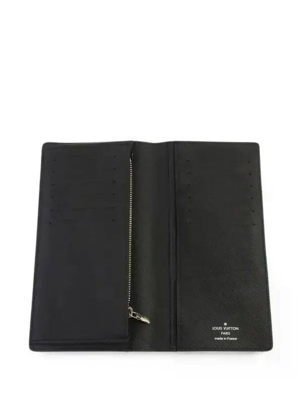 LOUIS VUITTON Brazza Leather Wallet - Black