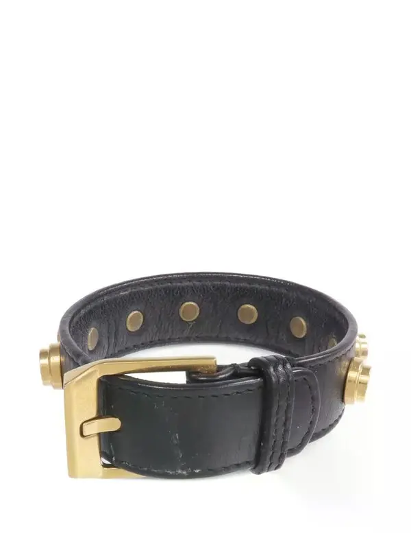 Saint Laurent Studded Leather Bracelet