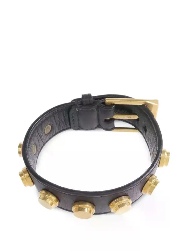 Saint Laurent Studded Leather Bracelet