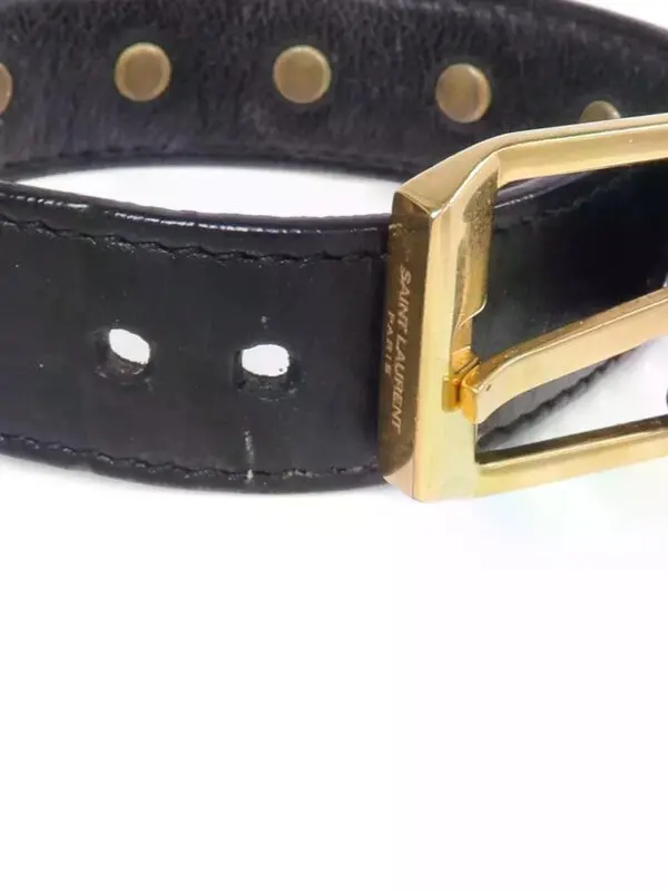 Saint Laurent Studded Leather Bracelet