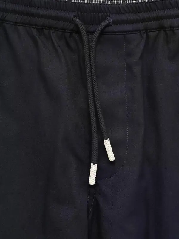 Loewe Drawstring Waist Logo Embroidered Shorts