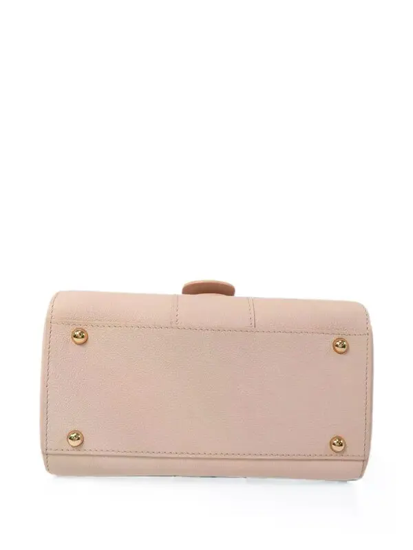 Delvaux Mini Brillant Leather Shoulder Bag - Pink