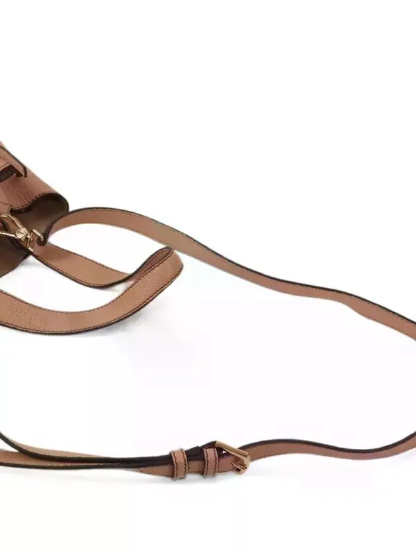 Furla Leather Drawstring Tote Bag
