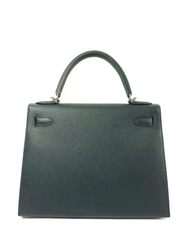 Hermès 2018 Kelly Leather Tote Bag - Green